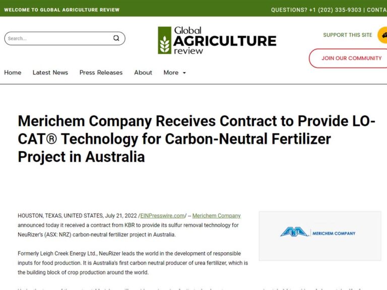 Regenerable H2S Scavenger | EcoTreat Division | Merichem